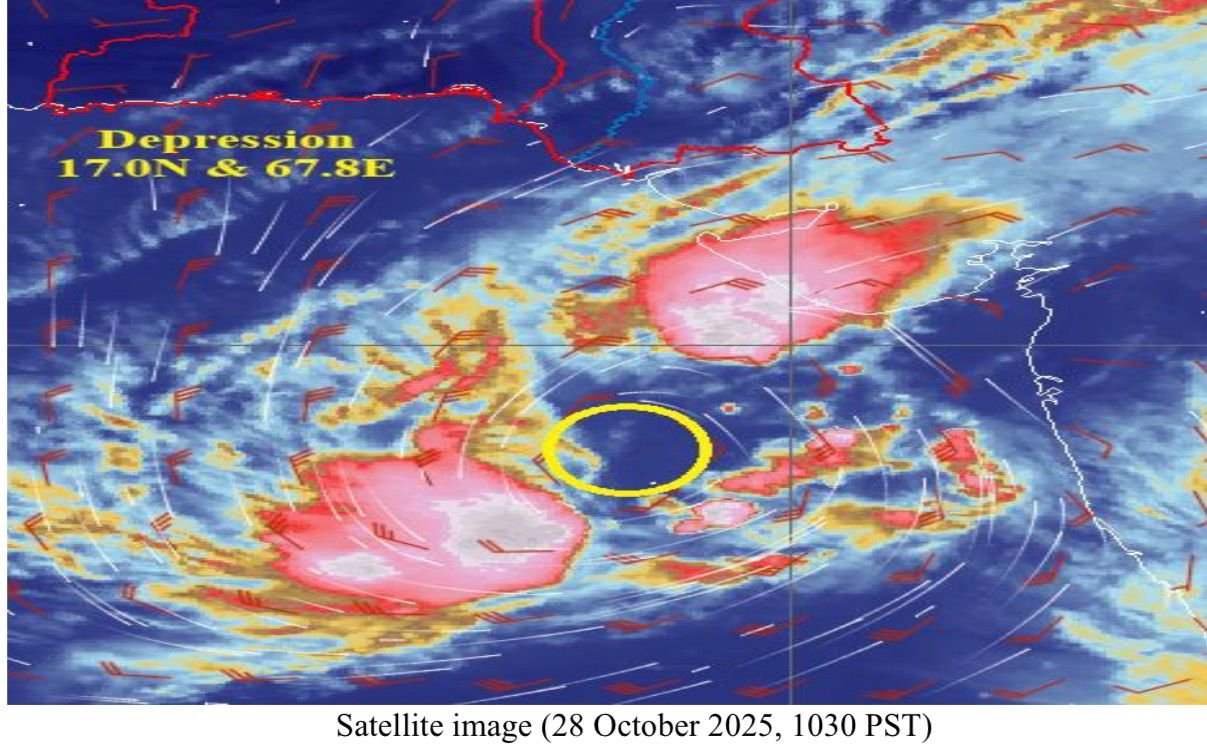 Depression forms over east-central Arabian Sea, no threat to Pakistan ...